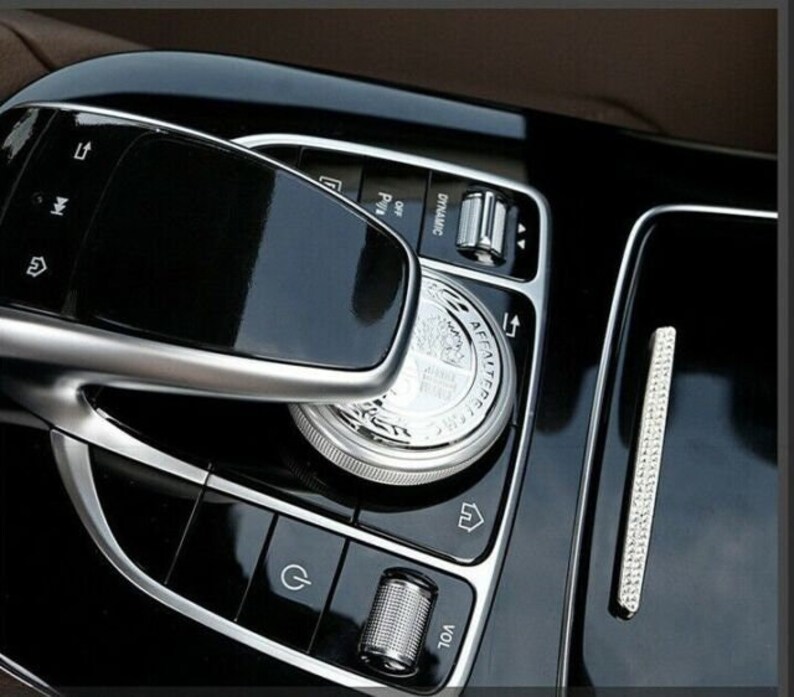 3d Mercedes Amg Emblem Tree Logo Sticker Gold Metal Multimedia - Etsy