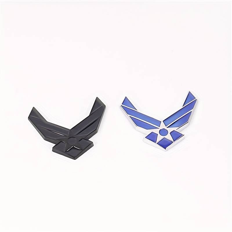 3D Metal US Air Force Emblem - Blue Wings Car Decal - Etsy