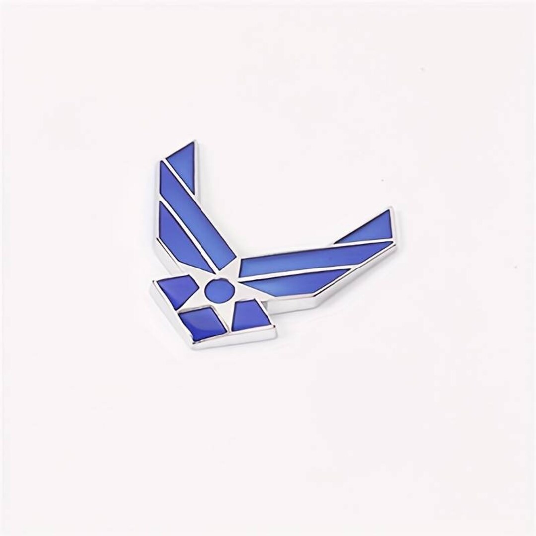 3D Metal Badge US Air Force USAF Blue Wings Universal Body Car Emblem ...