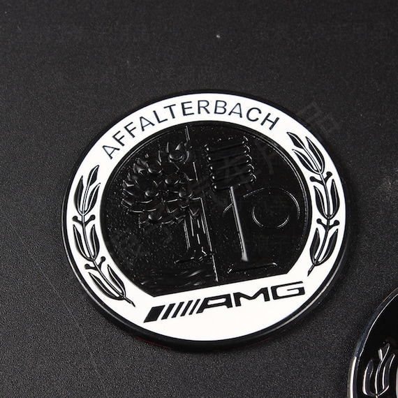 AMG Emblem Badge Metal Chrome Effect AMG Back Sticker Or Front Grill ...