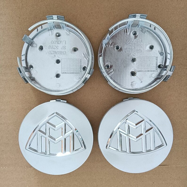 Mercedes Maybach Wheel Center Hub Caps Emblem 4pc Set - Etsy