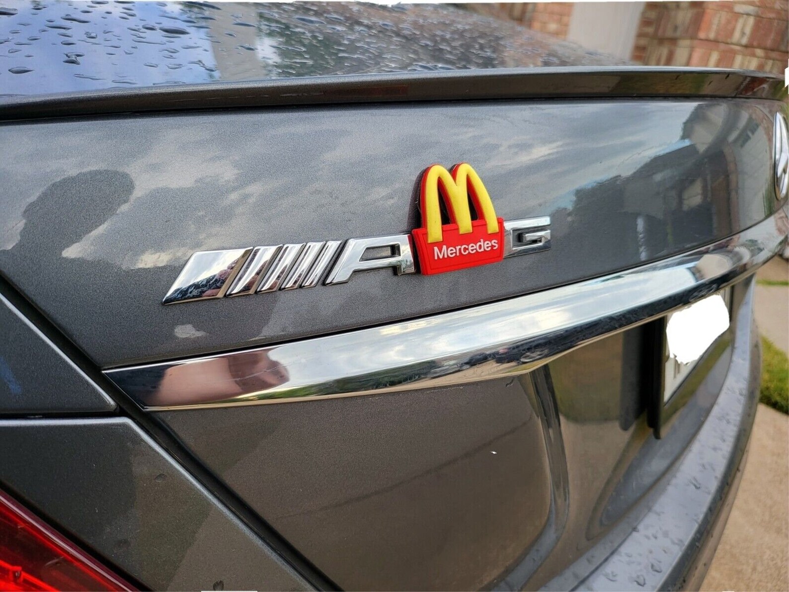 3d Amg Mcdonald's Letter Logo Trunk Sticker Car Emblem for Race Sports ...