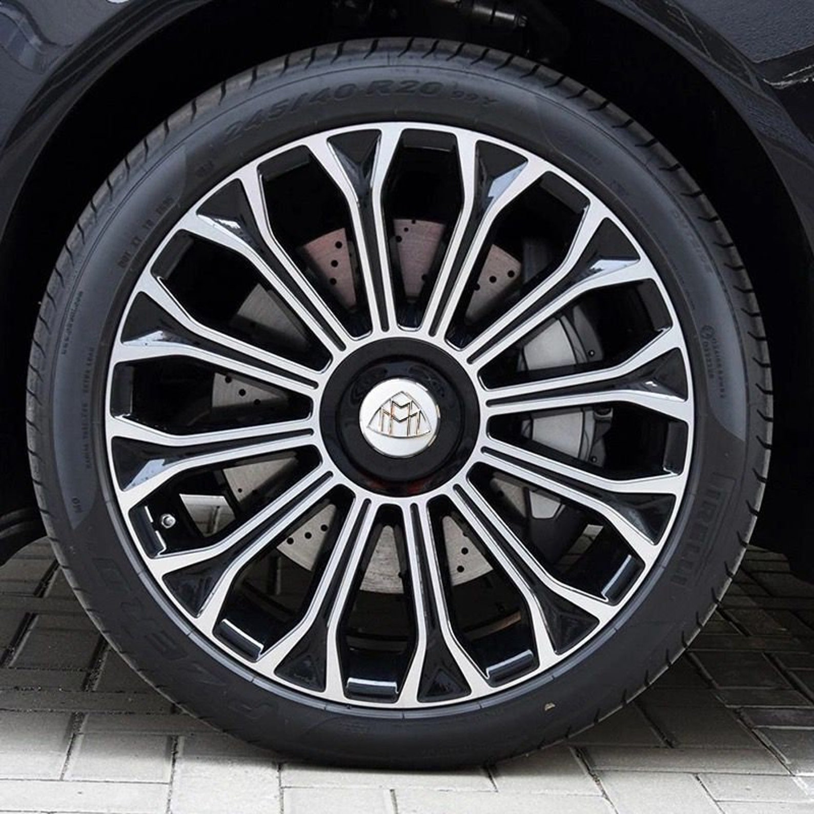 Mercedes Maybach Wheel Center Hub Caps Emblem 4pc Set - Etsy