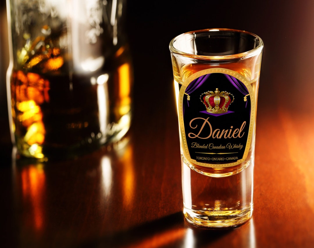 Custom Crown Shot Glass, Personalized Royal Shot Glasses, Birthday Gift ...