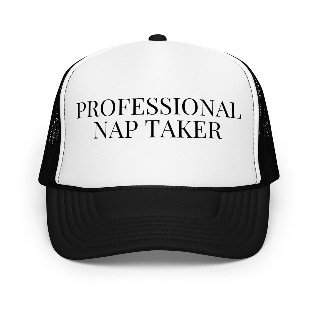 Foam Trucker Hatprofessional Nap Taker Trucker Hat | Funny Nap Hat ...