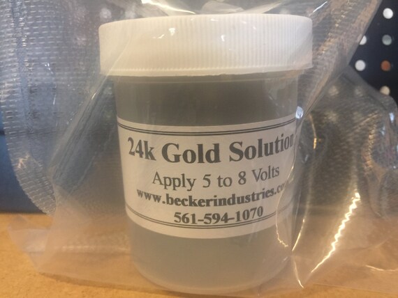 24K Gold Solution 4oz Industrial Grade - Etsy
