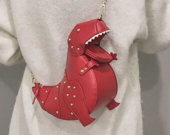 Leather T Rex Purse - Etsy