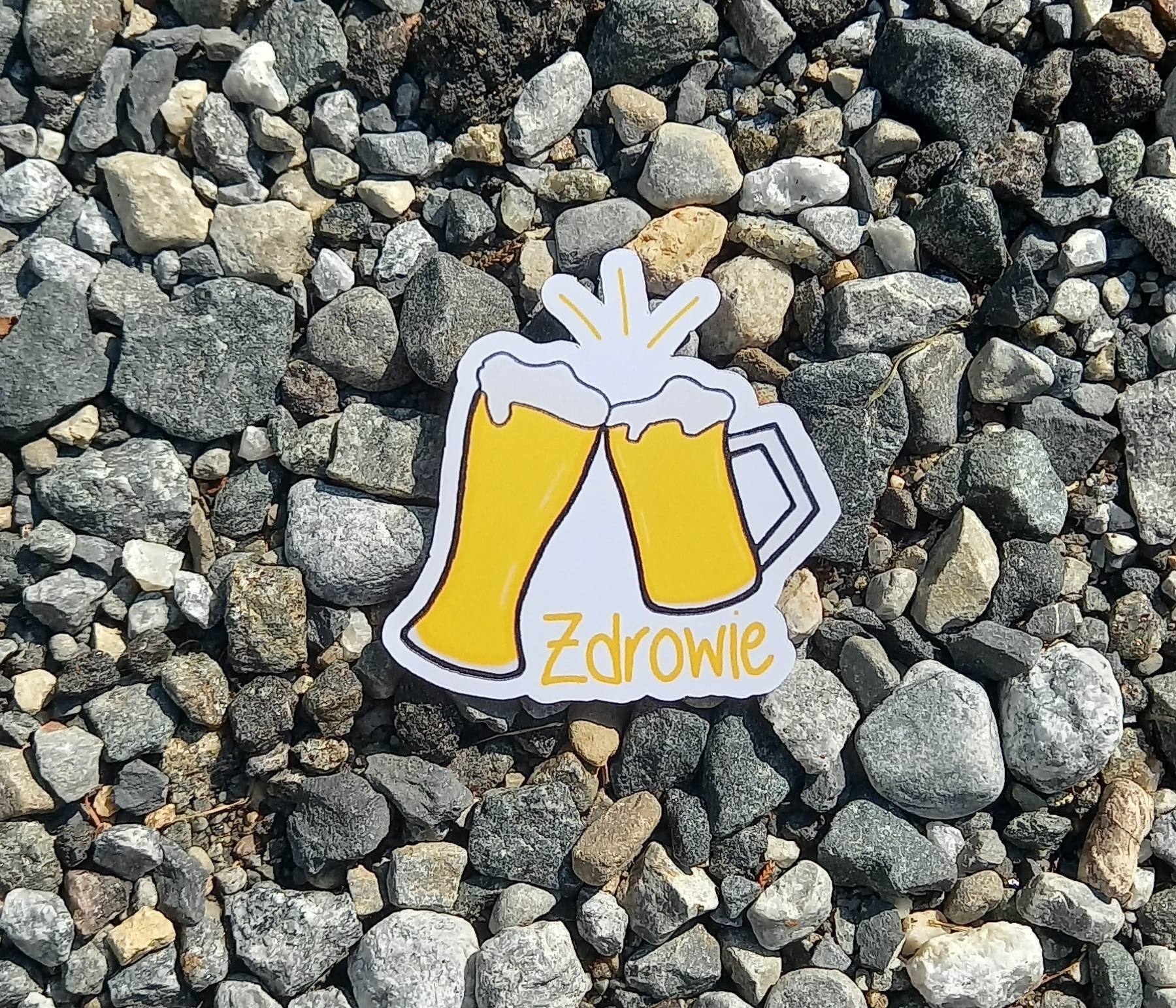 Na Zdrowie - Zdrowie - Cheers Sticker - Polish Sticker - Water ...
