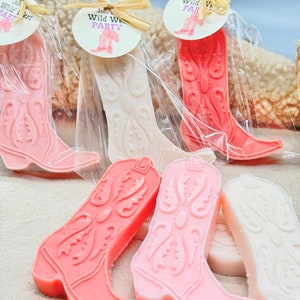 Cowgirl Boot Soap Favors: Handmade Goat Milk Soap, Western Party Decor ...