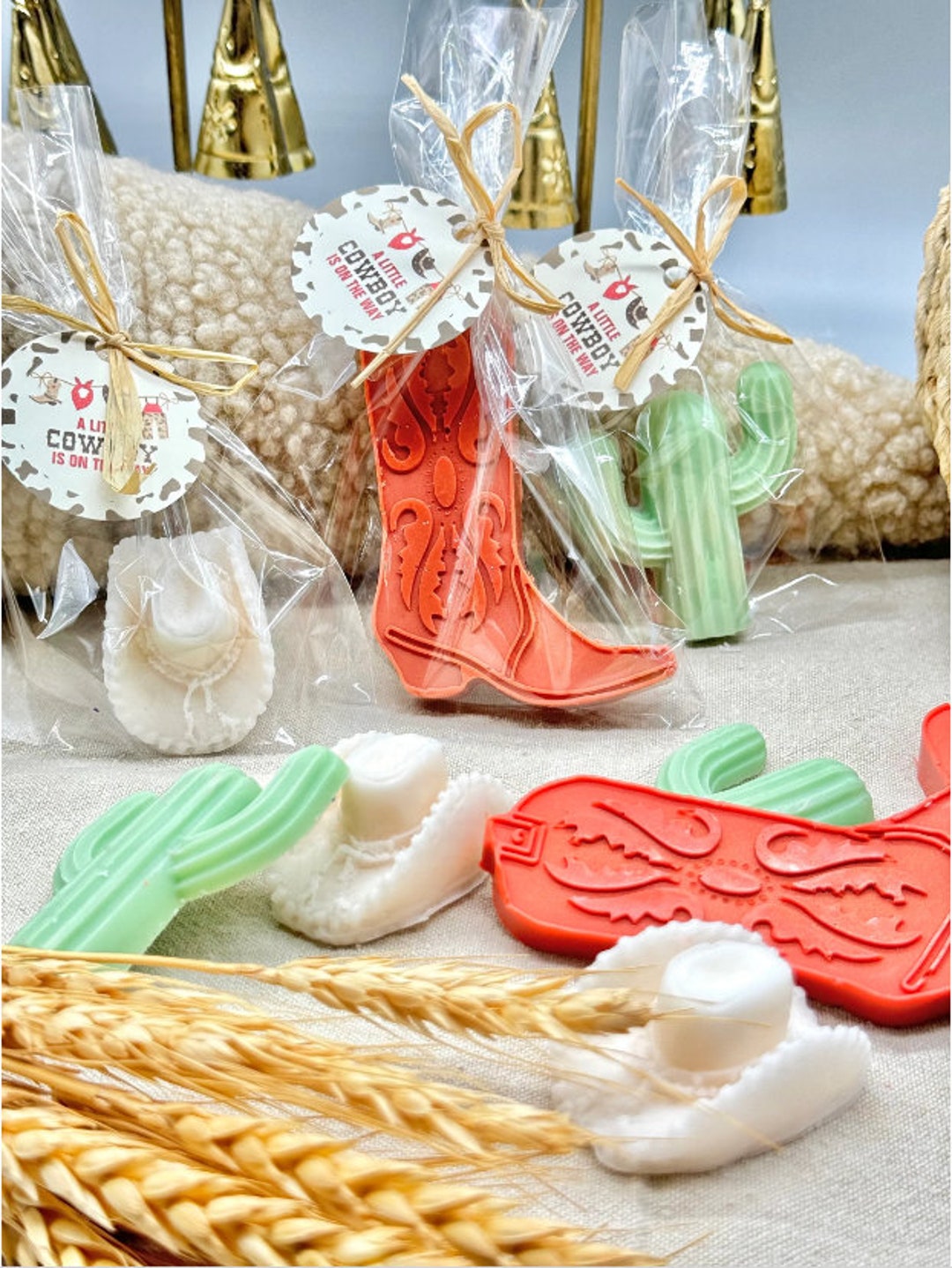 Cowboy Boot Soap Favors: Western Baby Shower, Fiesta Party Decor - Etsy