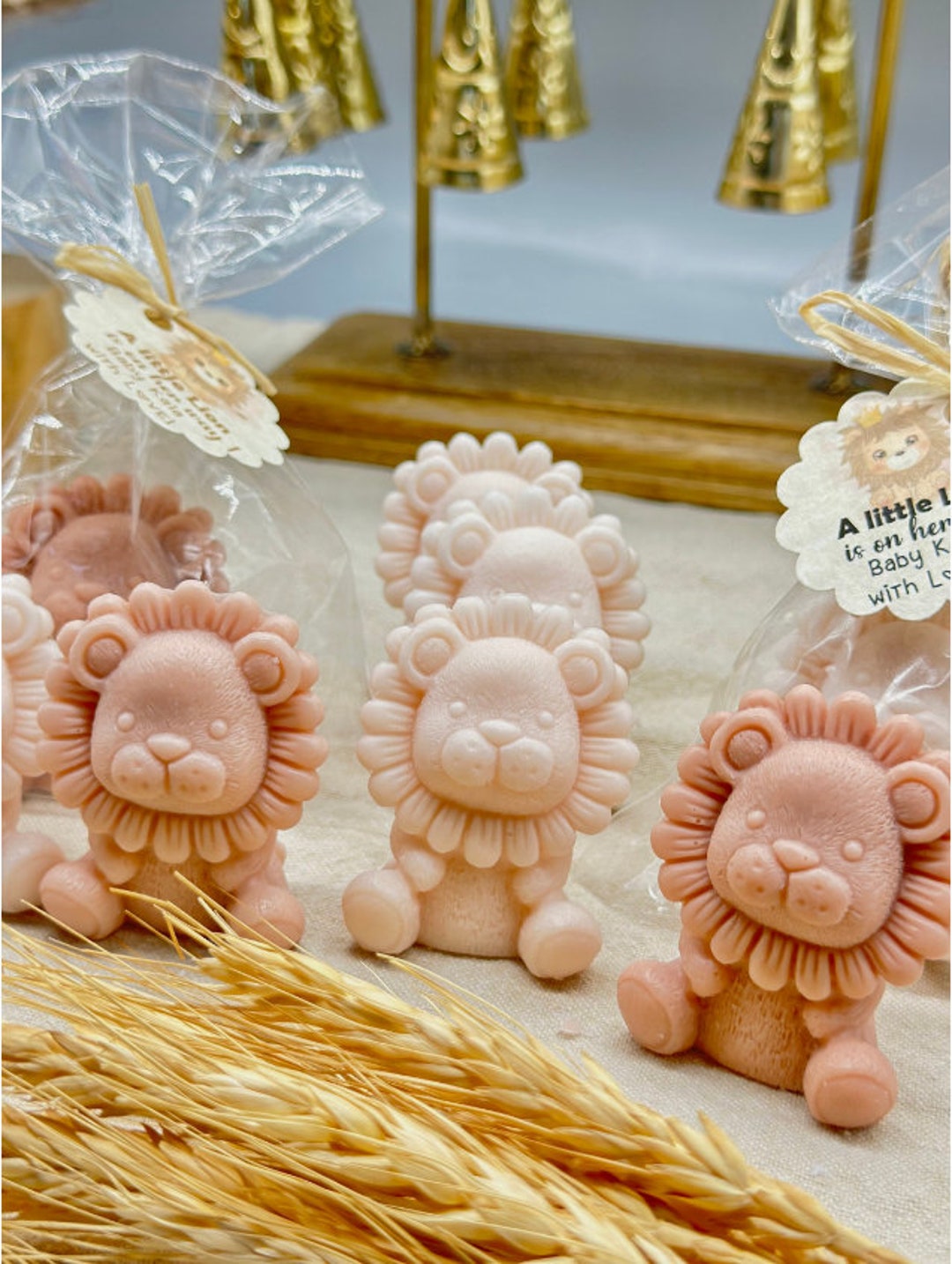 Handmade Lion Soap Favors: Baby Shower, Goat Milk Soap - Etsy