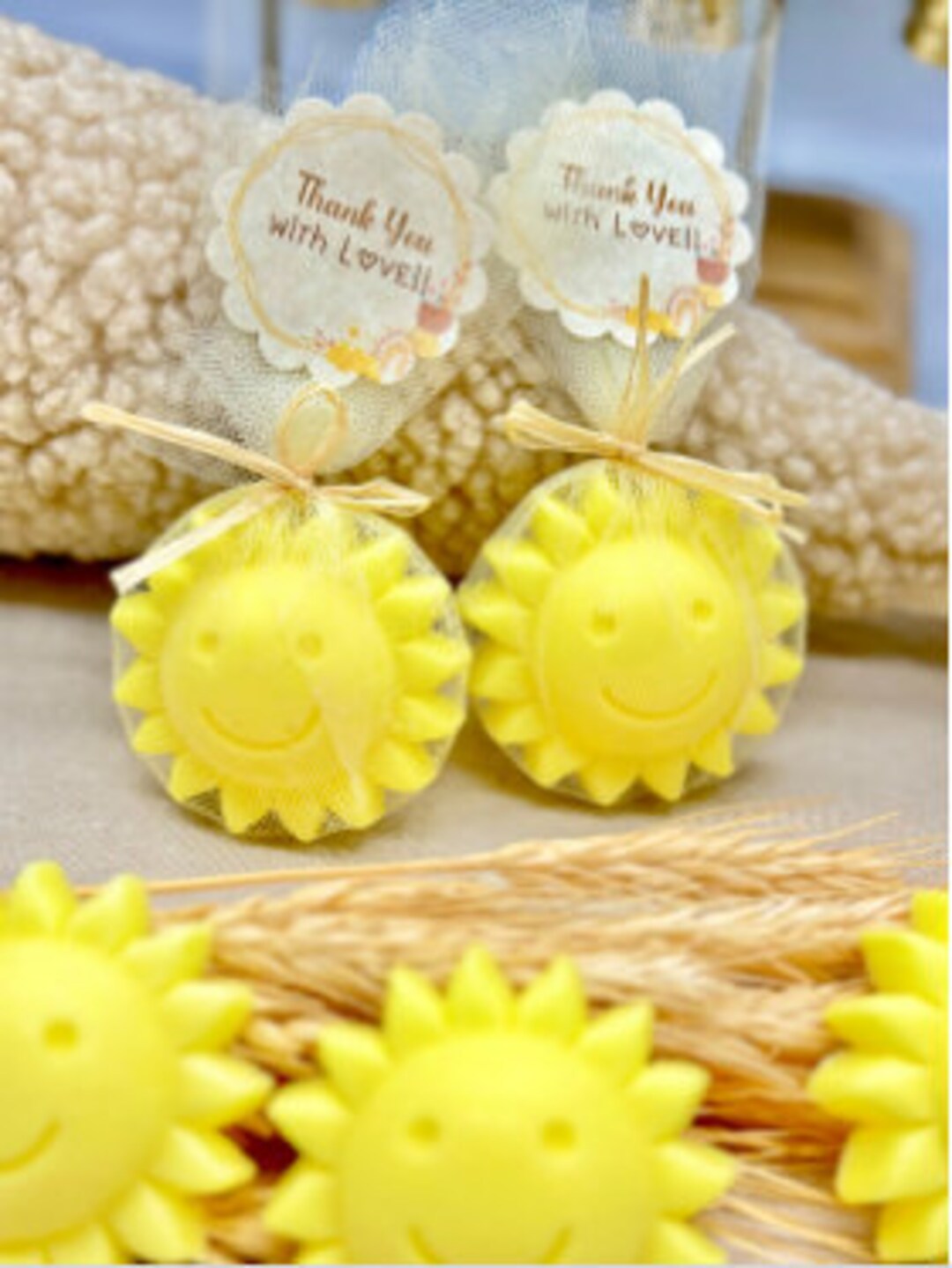 Personalized Sun Soaps Baby Shower Favors, Sun Birthday Party Gift ...