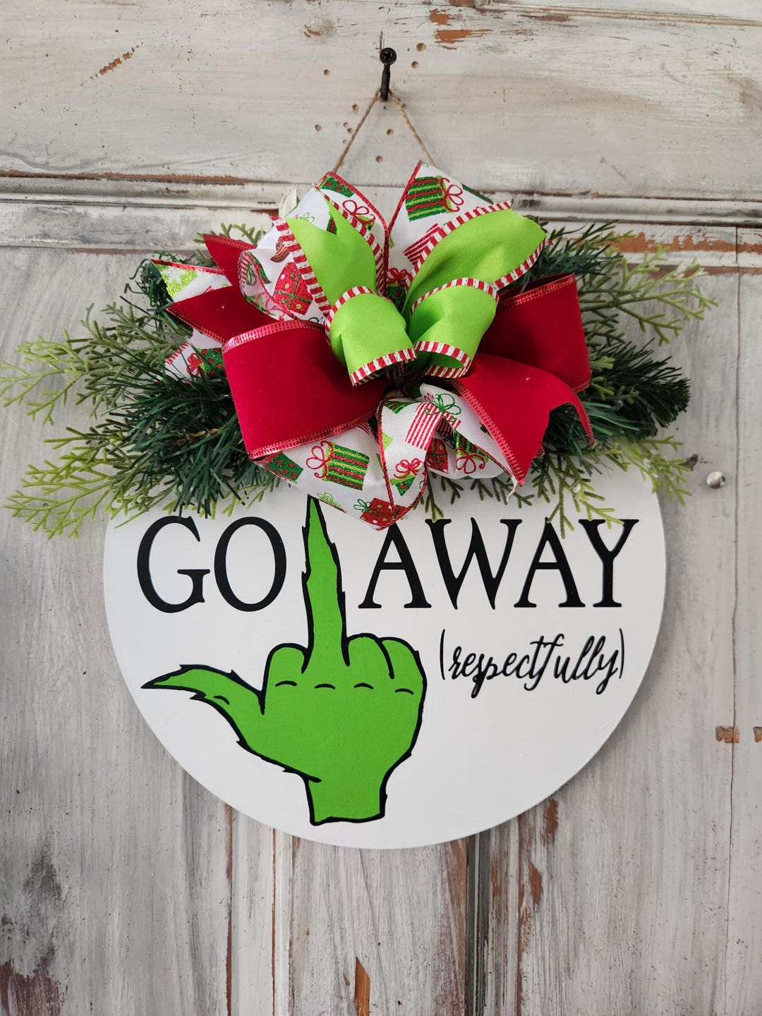 Grinch Sign - Etsy