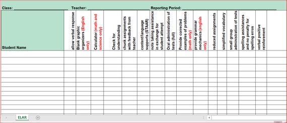 Accommodation Checklist - Etsy