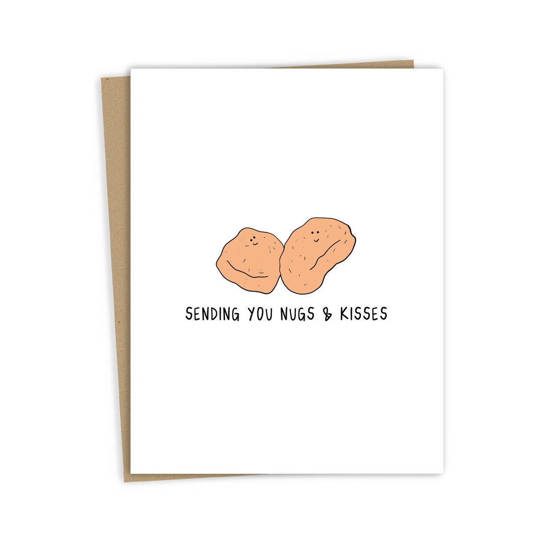 Nugs & Kisses Card - Etsy