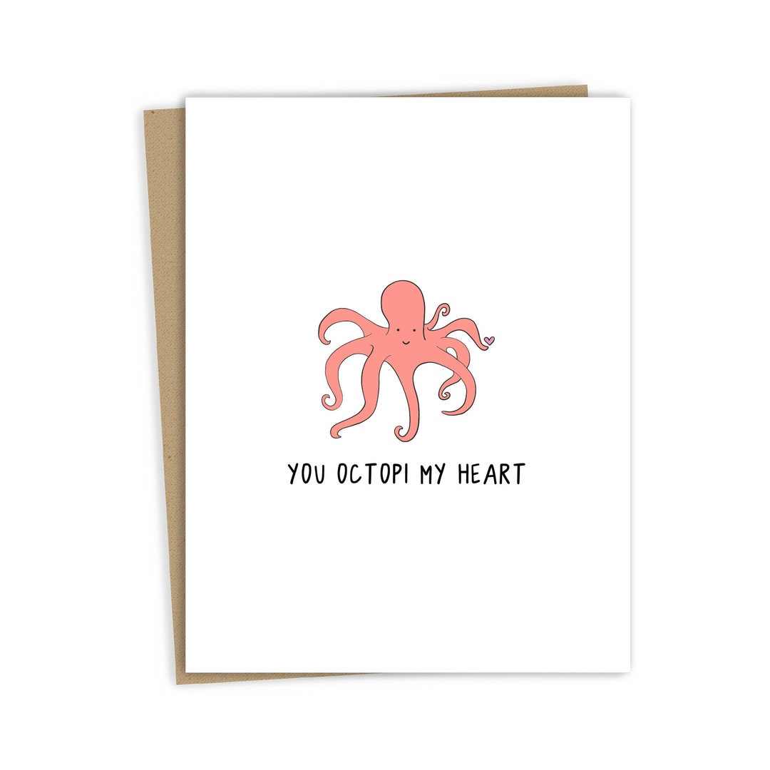 Octopi Card - Etsy