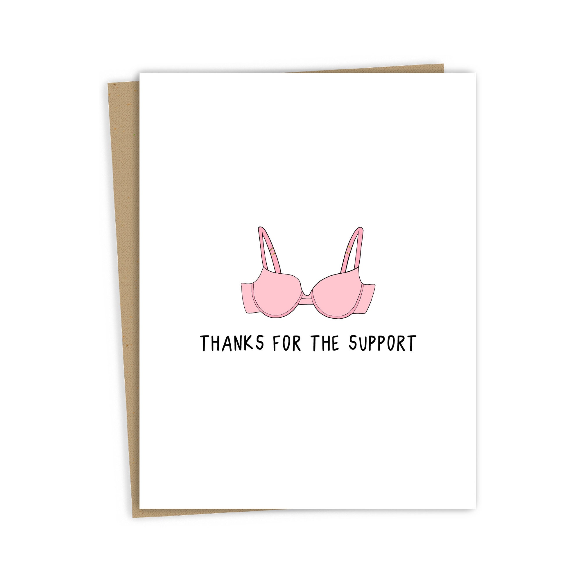 Support Bra Card - Etsy