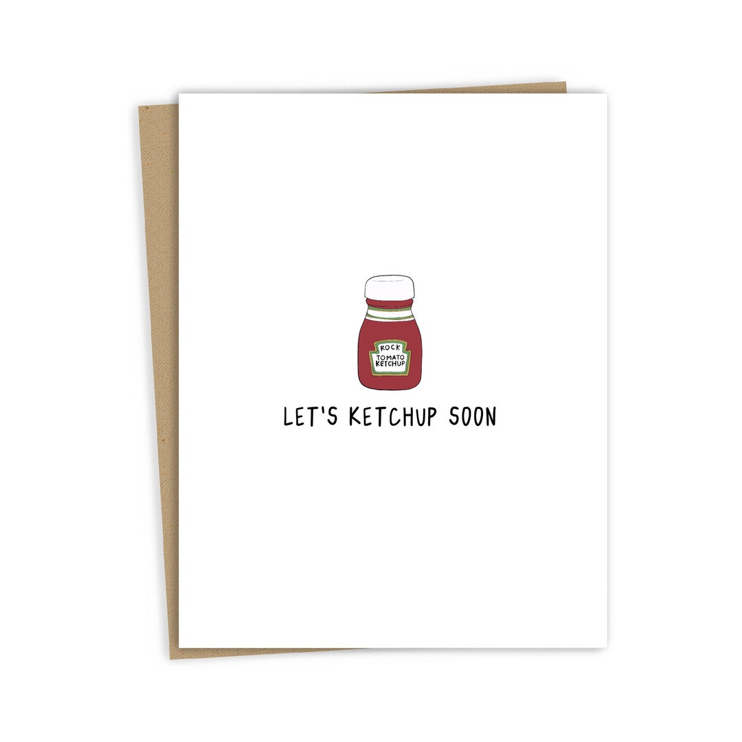 Ketchup Card - Etsy
