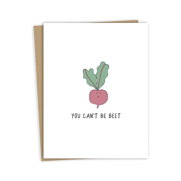 Beet Card - Etsy