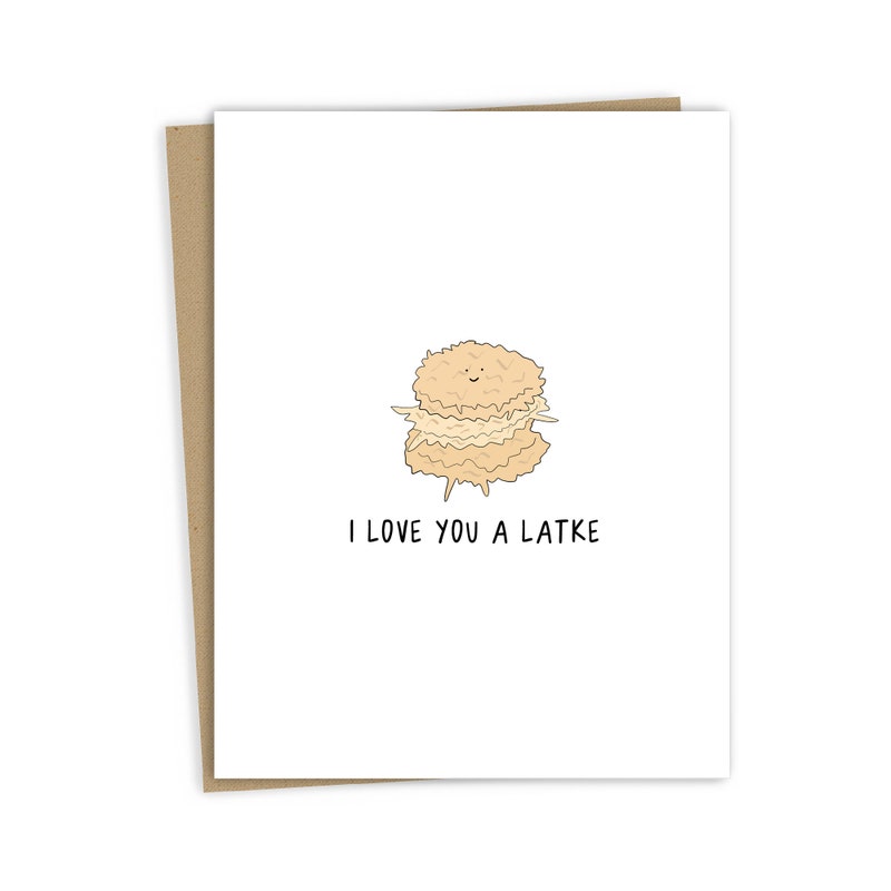I Love You a Latke - Etsy