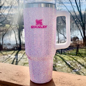 Inspired Stanley Rhinestone Bling, Stanley Tumbler 40oz., BUNDLE ...
