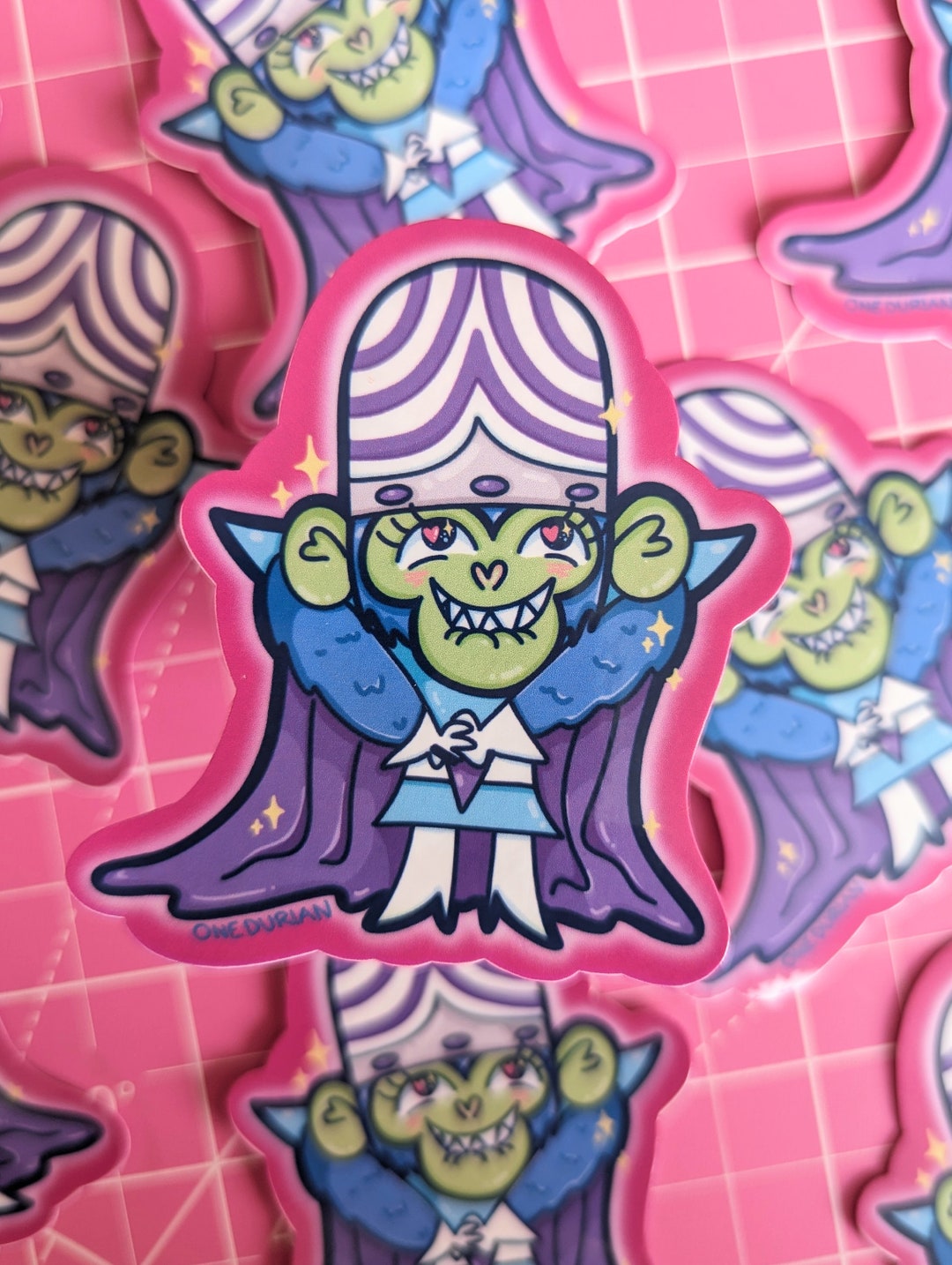 Mojo Villain Cartoon Vinyl Sticker - Etsy