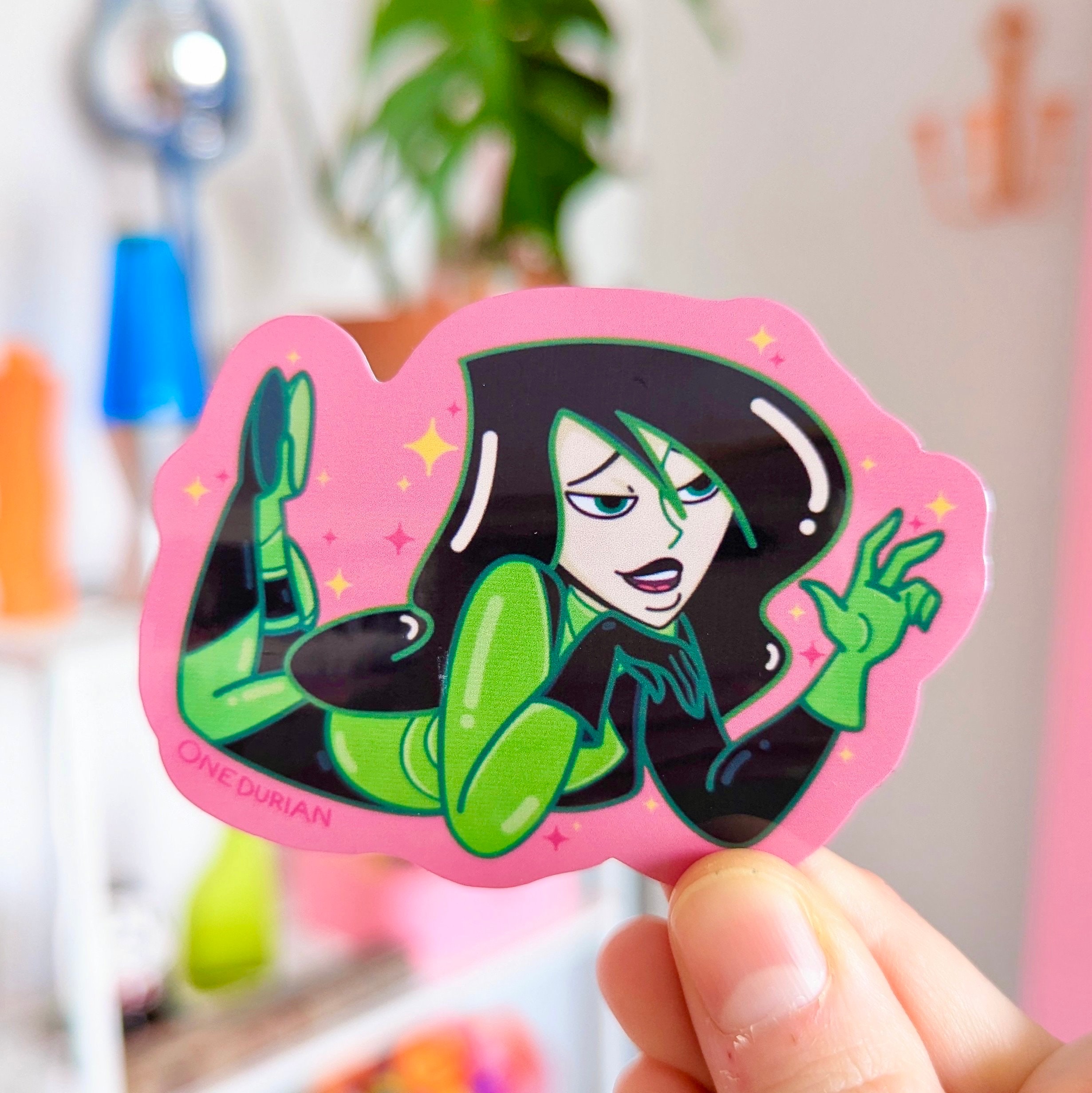 Flirty Shego Cartoon Villian Vinyl Sticker - Etsy
