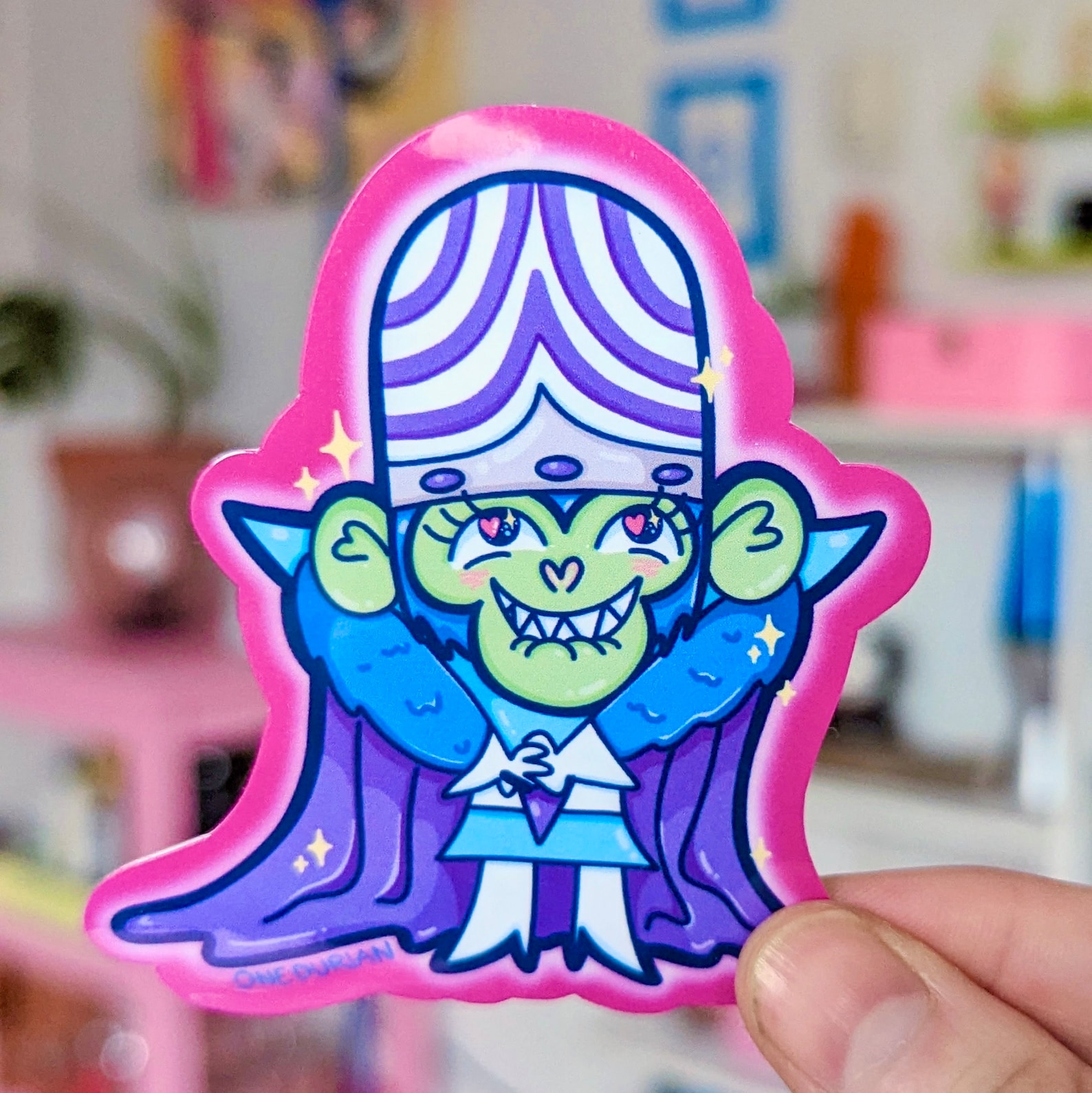 Mojo Villain Cartoon | Vinyl Sticker - Etsy