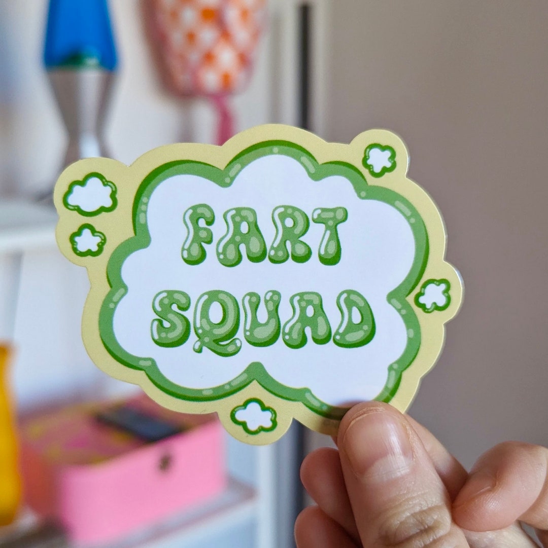 Fart Squad Vinyl Sticker - Etsy
