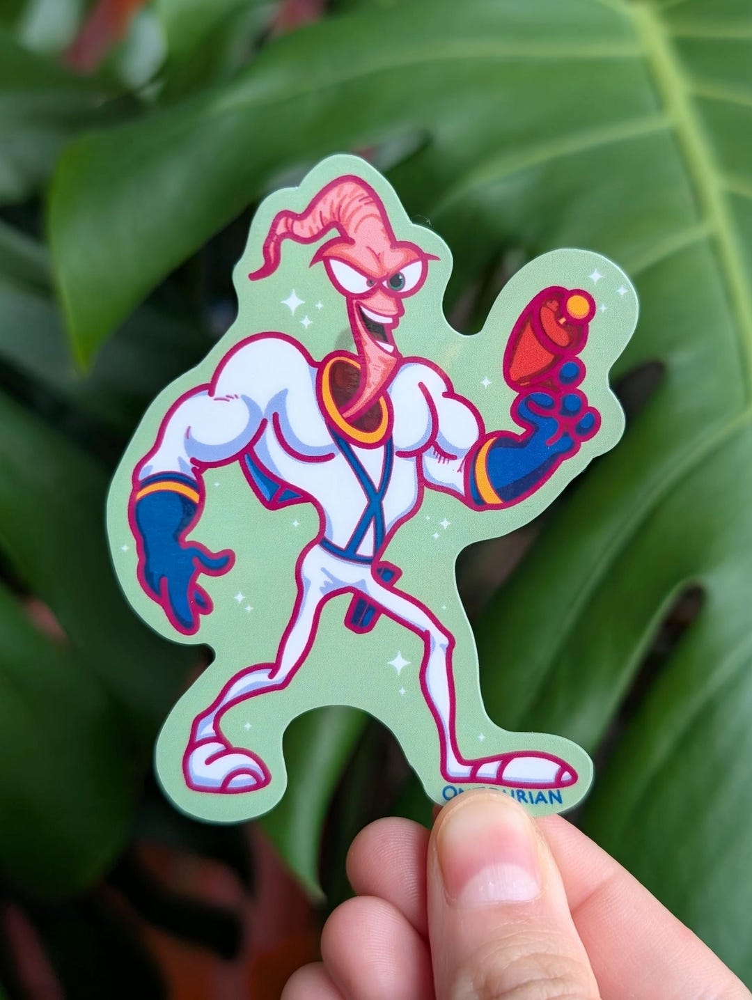 Earthworm Jim | Vinyl Sticker - Etsy
