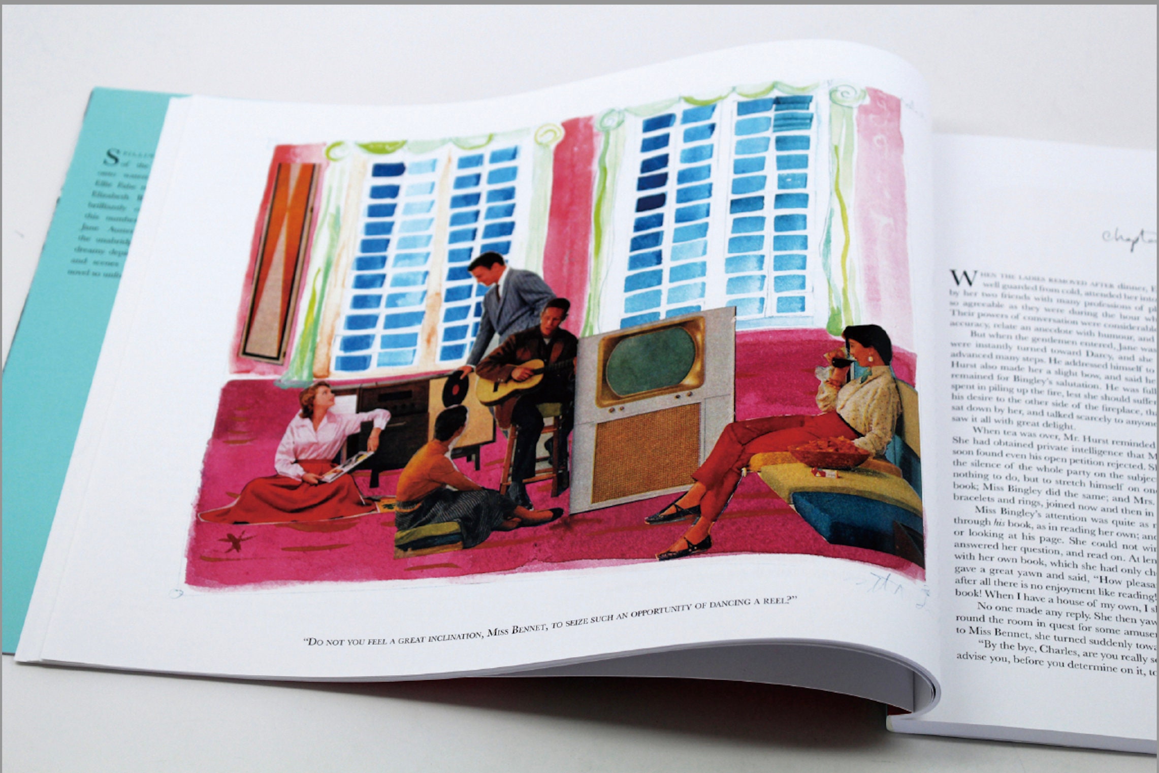 Jane Austen's Pride and Prejudice Illustrated by Ellie Fabe -- BOOK - Etsy