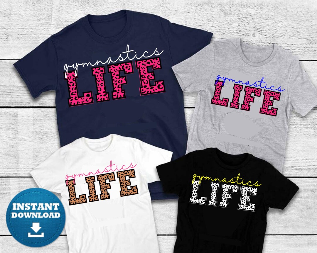 Gymnastics Life Svg, Svg, Dxf, Eps, Png Digital Download - Etsy