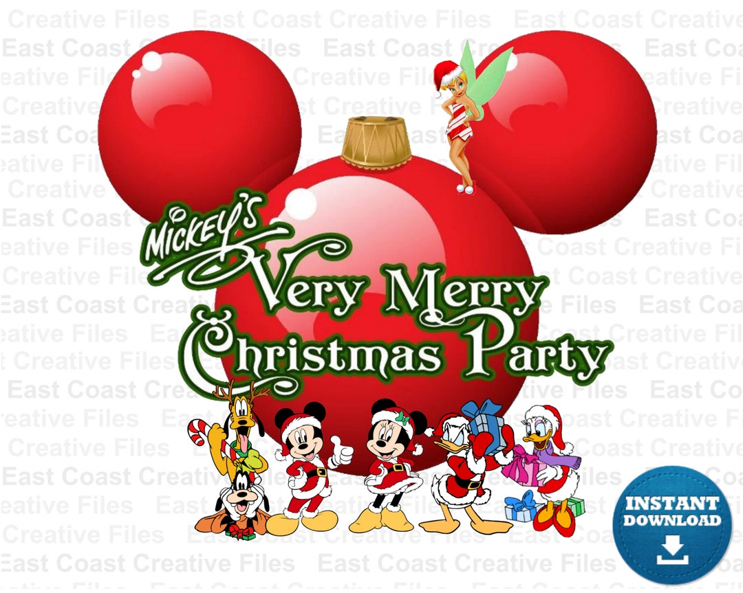 Mickey's Very Merry Christmas Party, PDF, JPEG and Png Digital Download ...