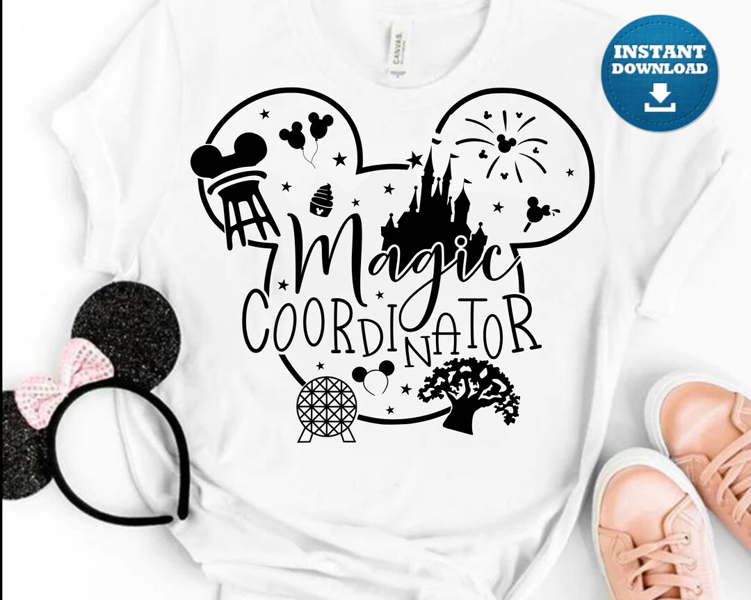 Magic Coordinator SVG, Family Vacation Shirts Svg, Family Vacation Svg ...