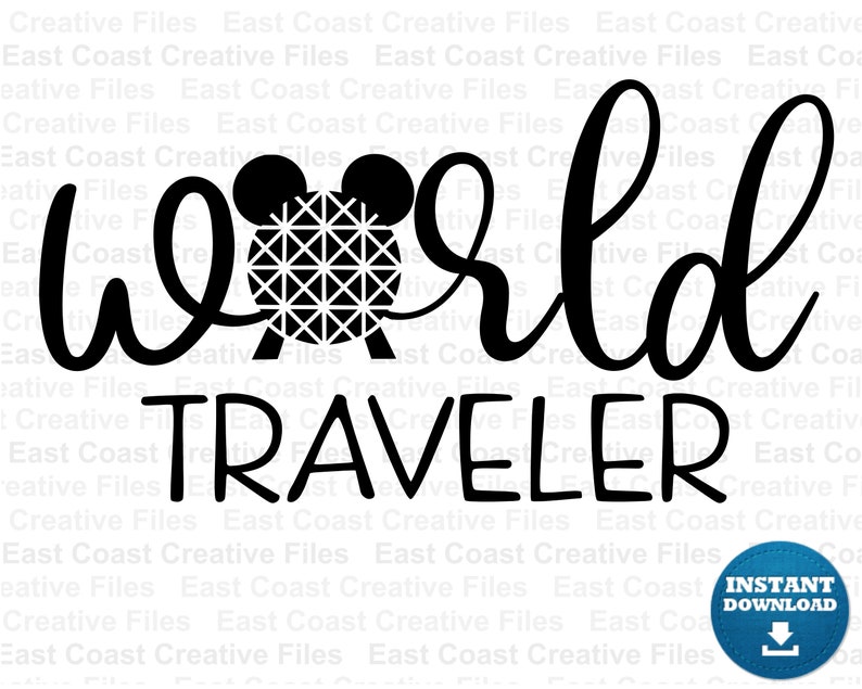 World Traveler SVG Epcot Svg Family Vacation Shirts Svg - Etsy