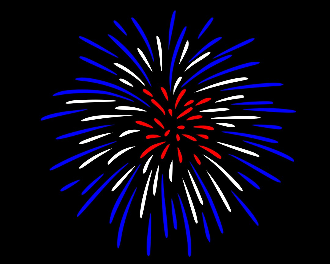 Firework SVG and PNG File, 4th of July SVG, Firework Png, 4th of July ...