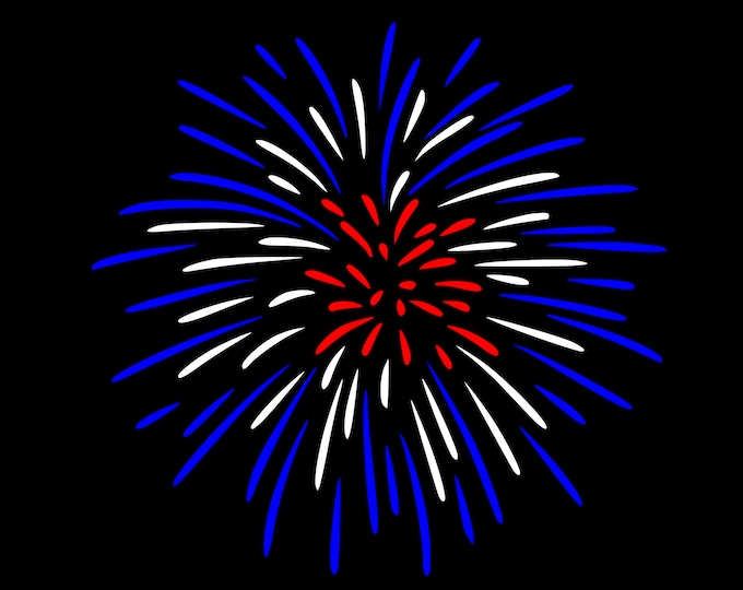 Firework SVG and PNG File, 4th of July SVG, Firework Png, 4th of July ...