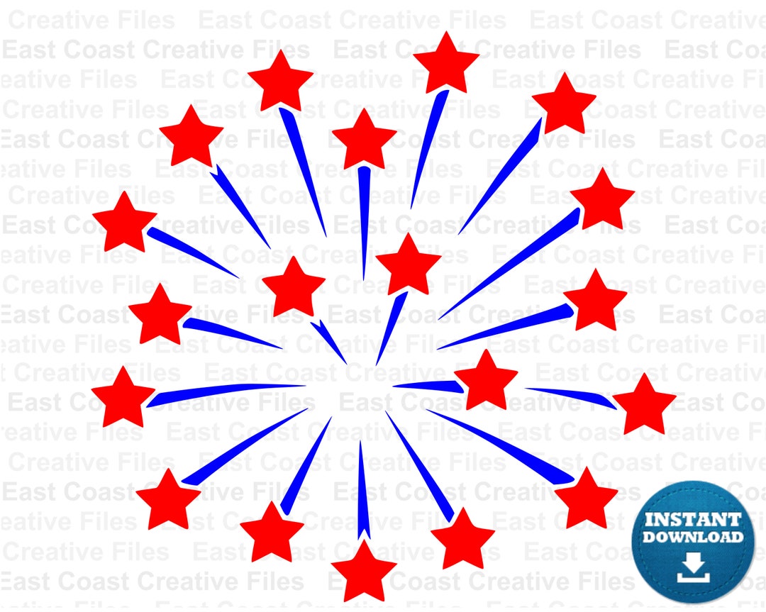 Firework SVG and PNG File, 4th of July SVG, Firework Png, 4th of July ...