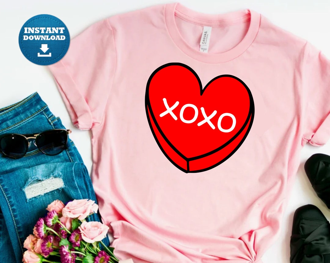 Conversation Heart SVG, Valentines Day SVG, Valentine Sublimation Files ...