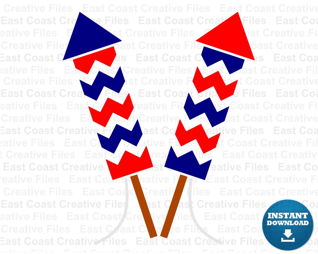 Firework SVG and PNG File, 4th of July SVG, Firework Png, 4th of July ...