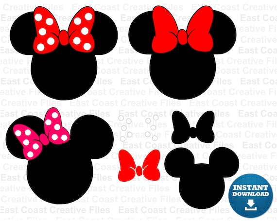 Minnie Mouse SVG Minnie Mouse / Minnie Mouse Head SVG / - Etsy Canada