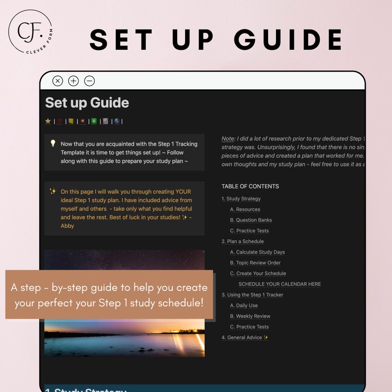 Step 1 Tracker Notion Template — (for Medical Students Preparing for ...