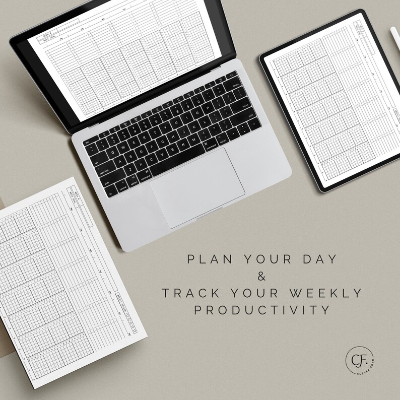 Weekly Time Tracker a Perfect Planner for Students Digital or Printable ...