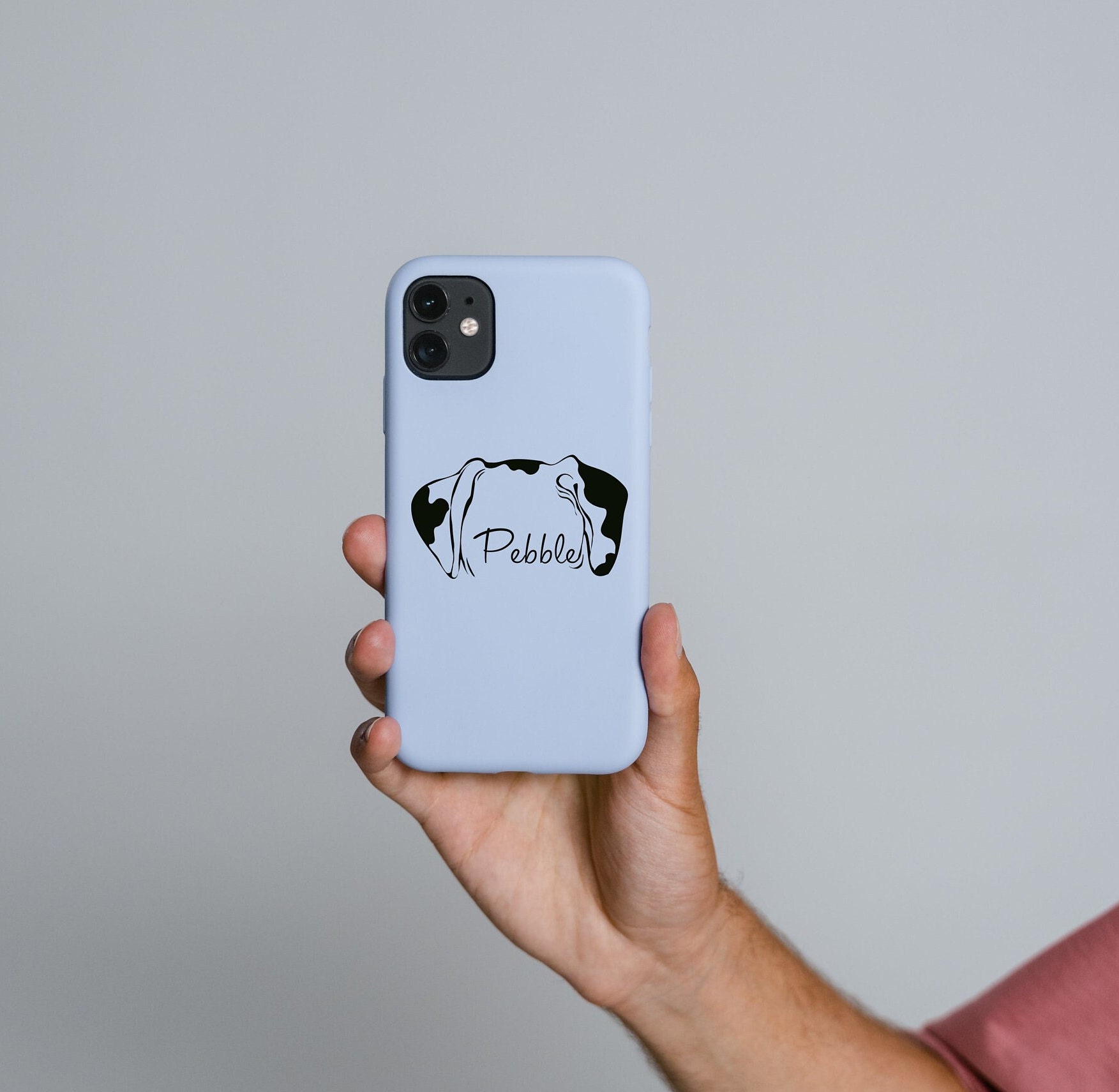 Custom Dog Ear Outline Drawing - Custom Drawn Pet Ear Portrait ...