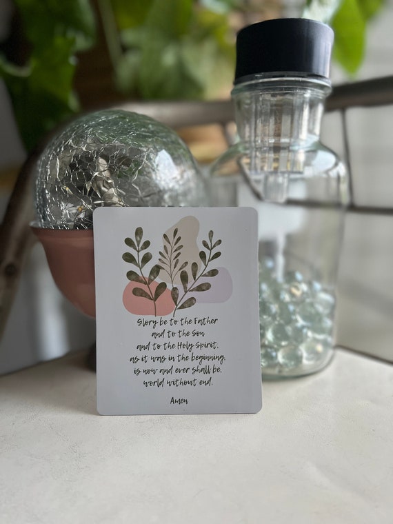 Magnet: Glory Be Prayer 3.2 X 4 Catholic Prayer Doxology - Etsy