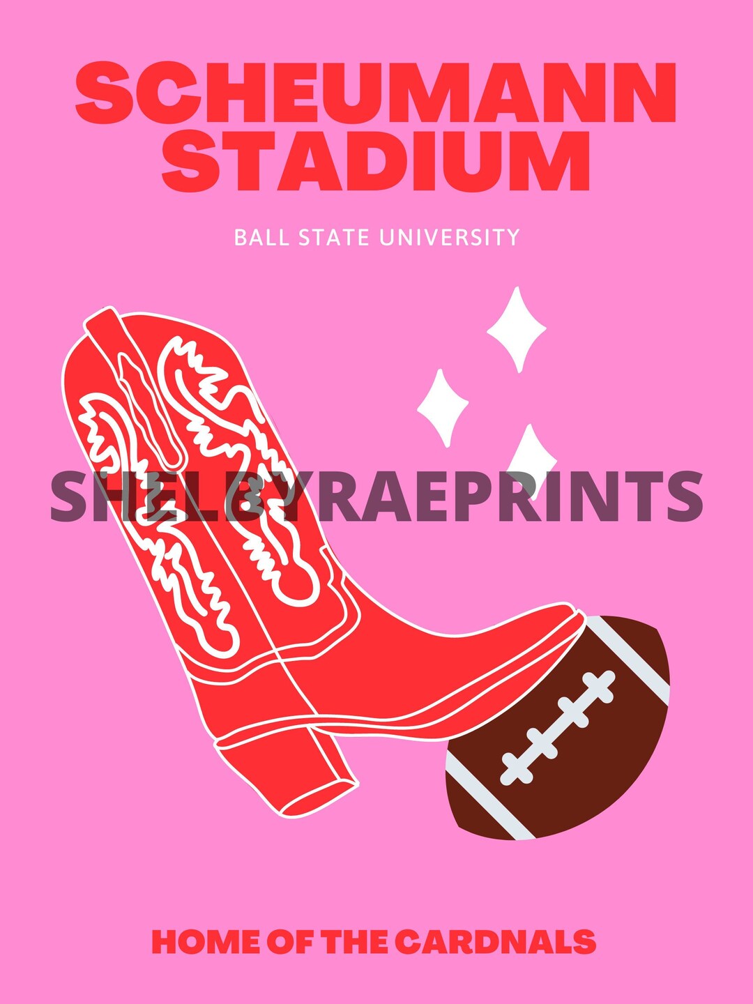 Ball State Poster Prints - Etsy