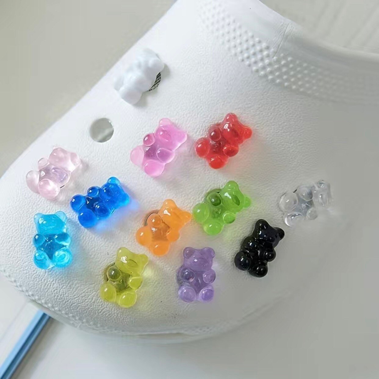 12 Pcs Gummy Bear Shoe Charms Crocs Cute Shoe Charm - Etsy