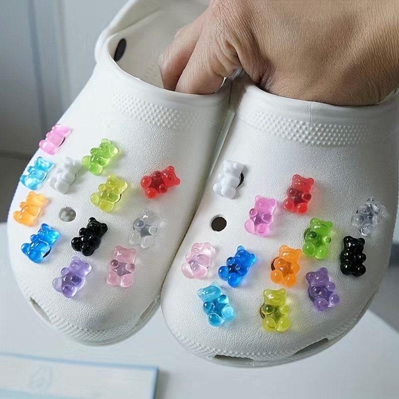 12 Pcs Gummy Bear Shoe Charms Crocs Cute Shoe Charm - Etsy