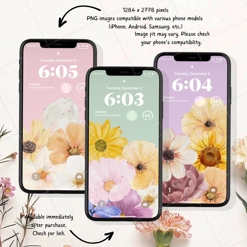 Spring Flowers iPhone Wallpaper: Cute and Bright Floral Phone ...