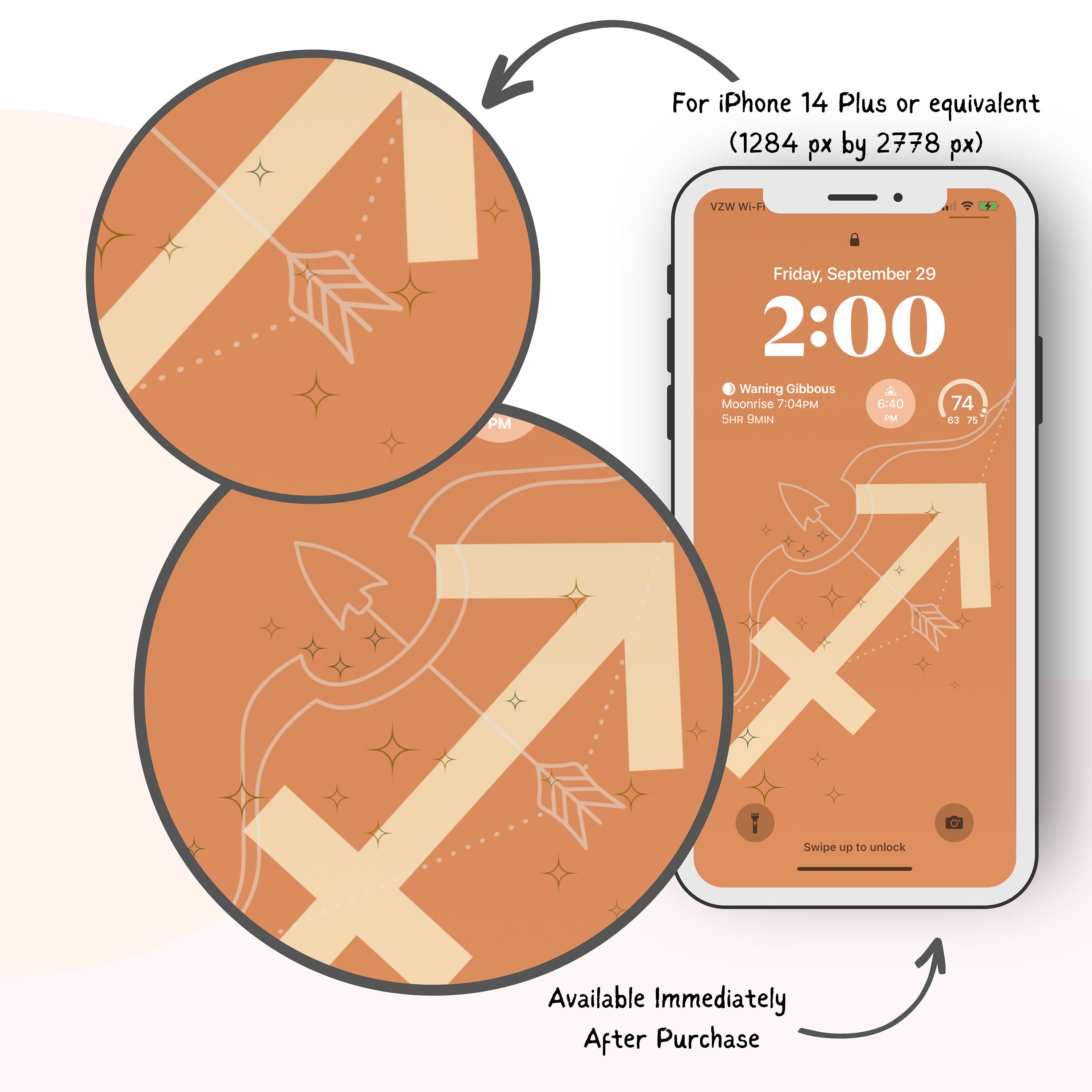 Sagittarius Zodiac Sign iPhone Wallpaper One Astrology Phone Background ...